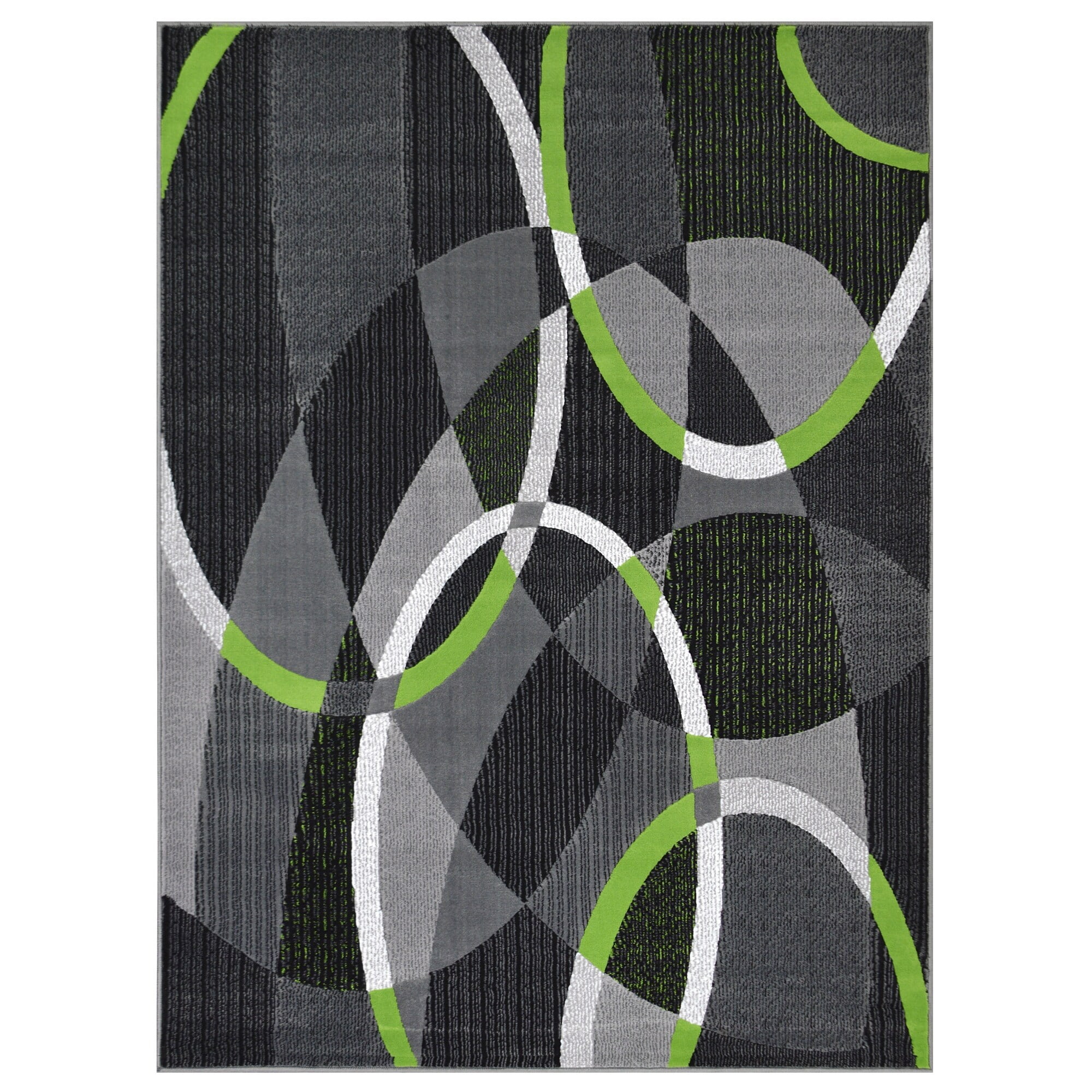 Allstar Living Room Area Rug with Ring Mosaic design 5x7 5' x 8 ...