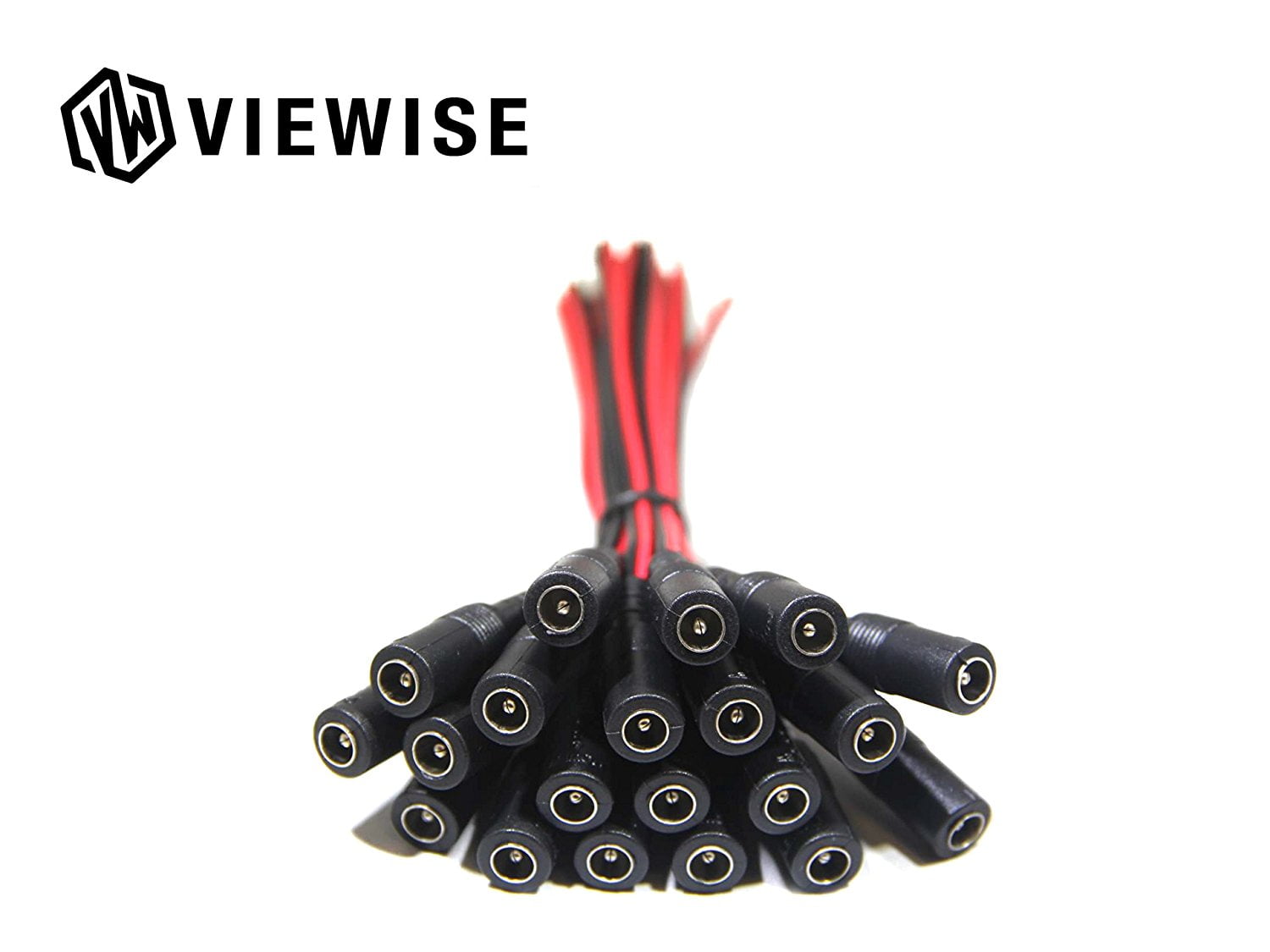 VIEWISE CCTV Security Camera DC Power Plug Pigtail Cable (Female Power ...