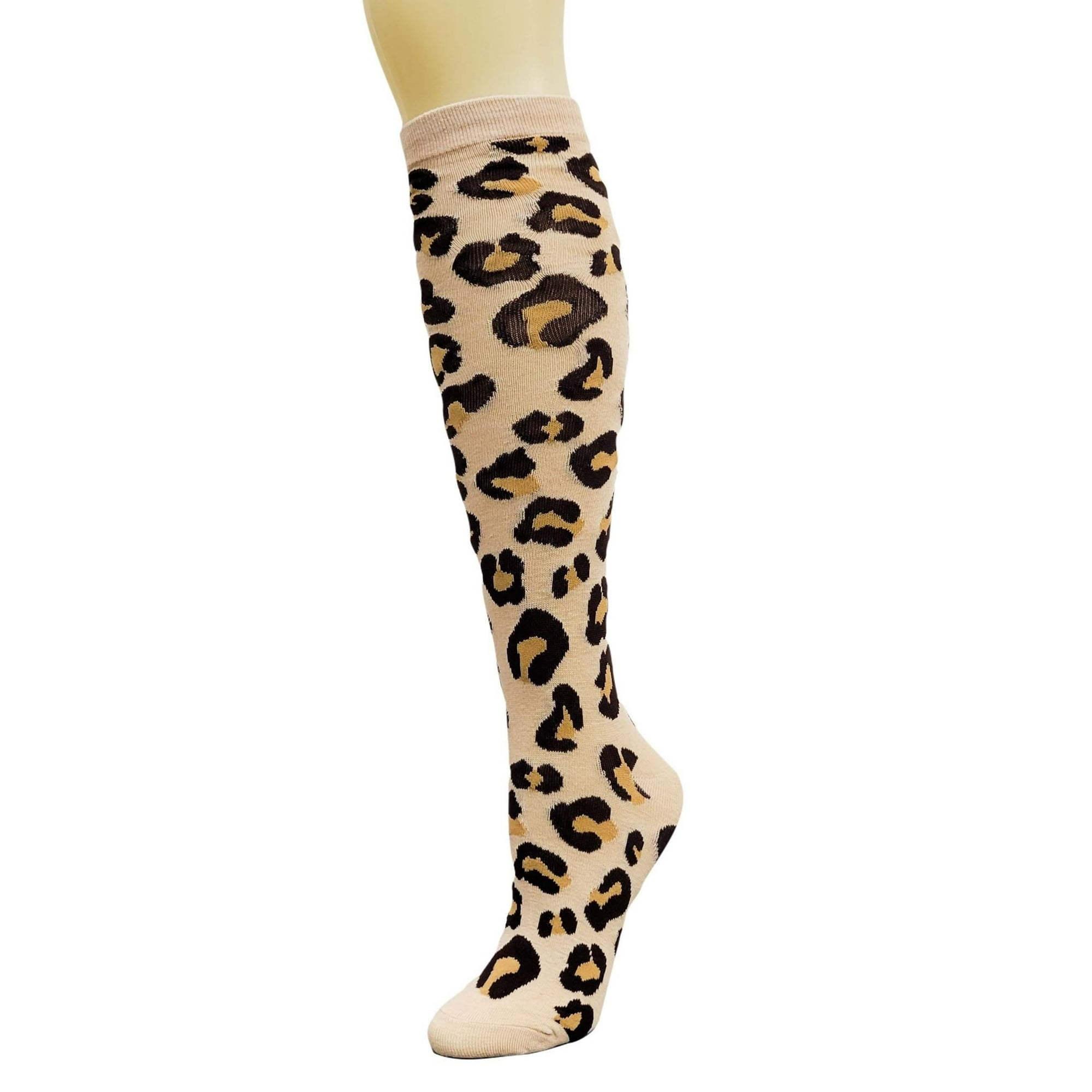 Click here for Sock Panda Animal (Leopard) Print Socks (Knee High... prices