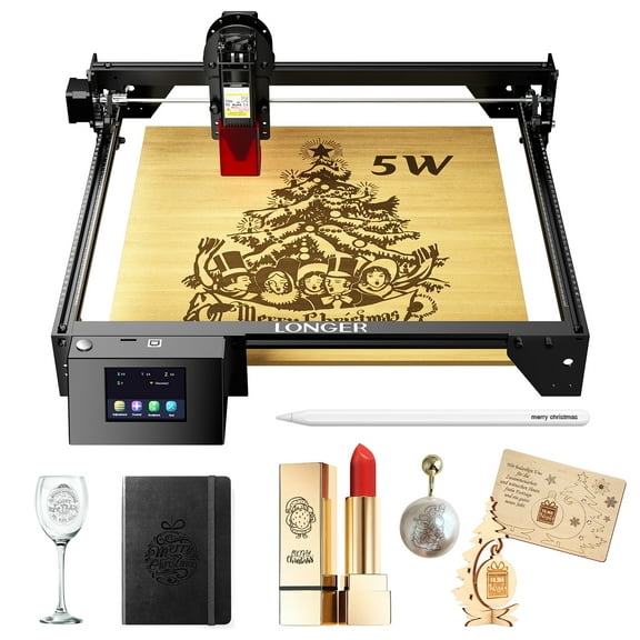LONGER Laser Engraver Ray5 10W, 60W DIY Laser, Engraving Machine with 3 ...