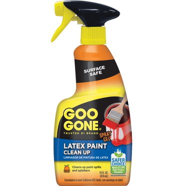 Goof Off FG657 Latex Paint Remover, Liquid, White, 1 gal, Can - Walmart.com