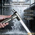 1-In-2-Handheld Out Dual Control Valve Bidet Sprayer for Toilet, Bidet ...