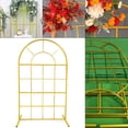 2m / 6.6ft Wedding Backdrop Stand, Free Standing Metal Frame Rack for ...