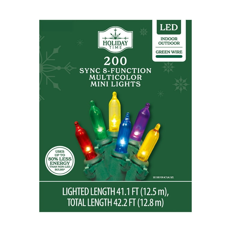 8 Function Multi Color Led Christmas Lights