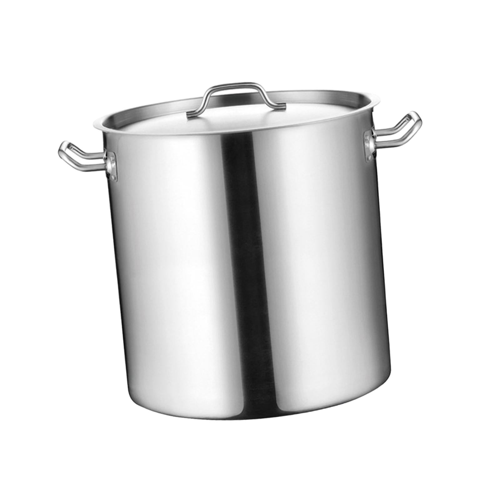 Olla para cocinar, olla profunda con tapa, utensilios de cocina para ...