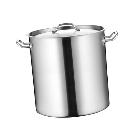 Stockpot Boiling Double Handle Cooking Pot Soup Boiling Pan Stainless ...