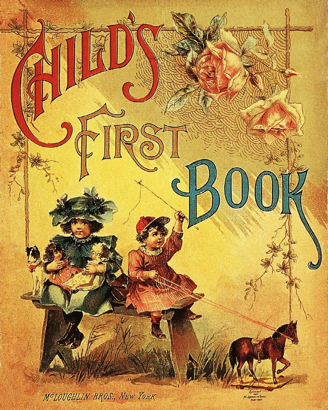 Child's First Book - CANVAS OR FINE PRINT WALL ART - Walmart.com