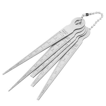 YDJKET Gap gauge feeler gauge stainless steel precision tapered ...