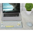 UBOTIE 84Keys Colorful Wireless Keyboards, Mini Compact Retro ...