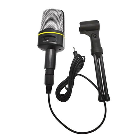 Desktop Wired Microphone Laptop Computer Adjustable Tripod Microphone ...