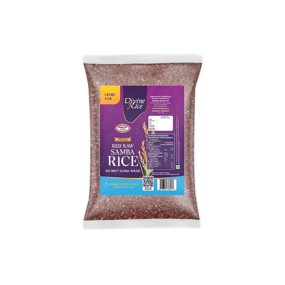 Click here for Red Raw Samba Divine Rice (4lb) 4 Lb prices