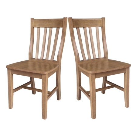Set of Two Weston Dining Chairs, Hickory - Walmart.com
