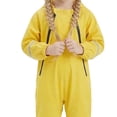 Freshbabe Kids Solid Hooded Rain Jumpsuit With Reflective Stripes ...