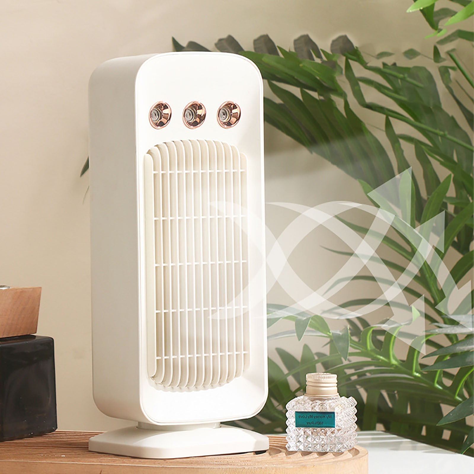 Ventilador de Circulación de Escritorio con Spray de Niebla | Cabezal ...