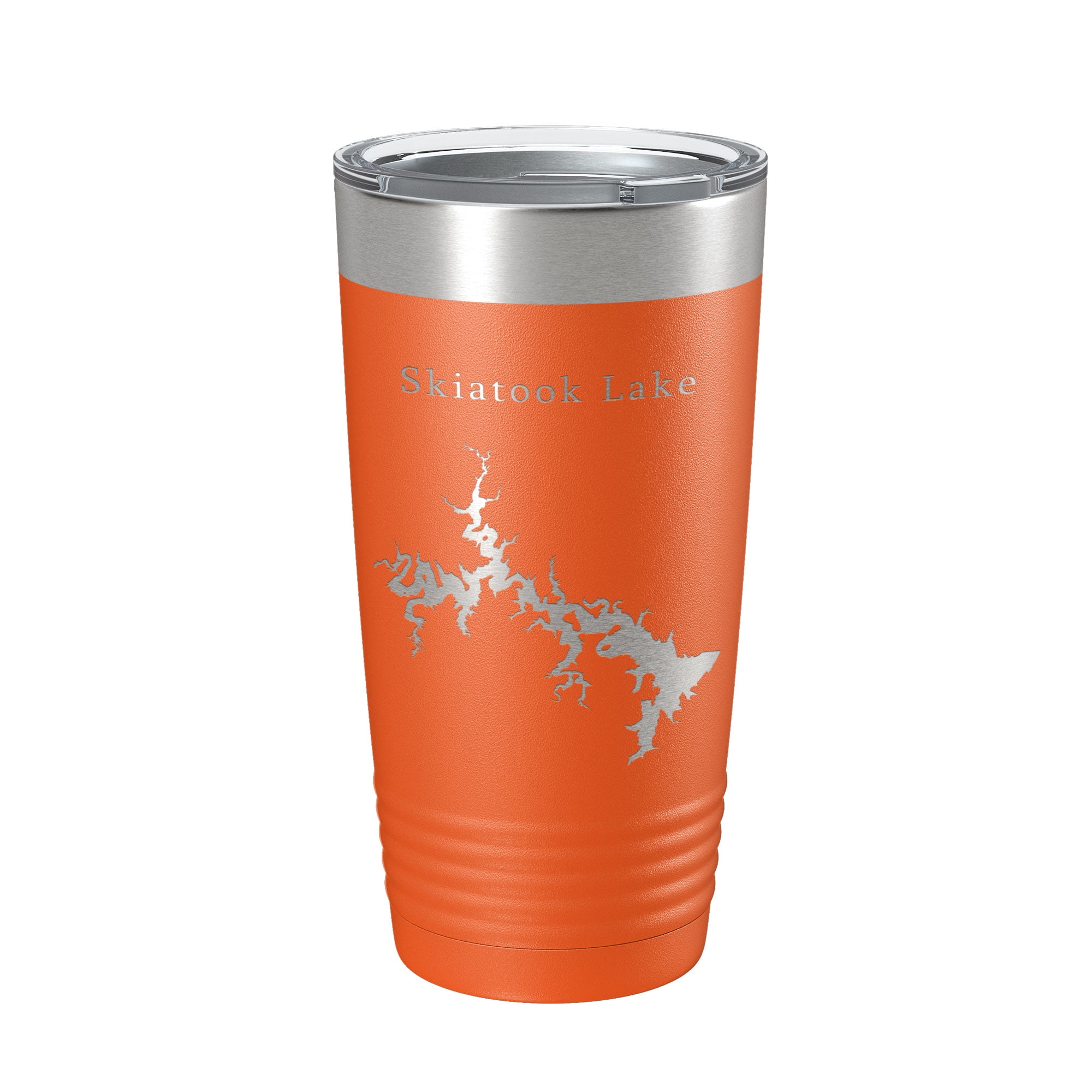 Skiatook Lake Map Tumbler Travel Mug Insulated Laser Engraved Coffee ...