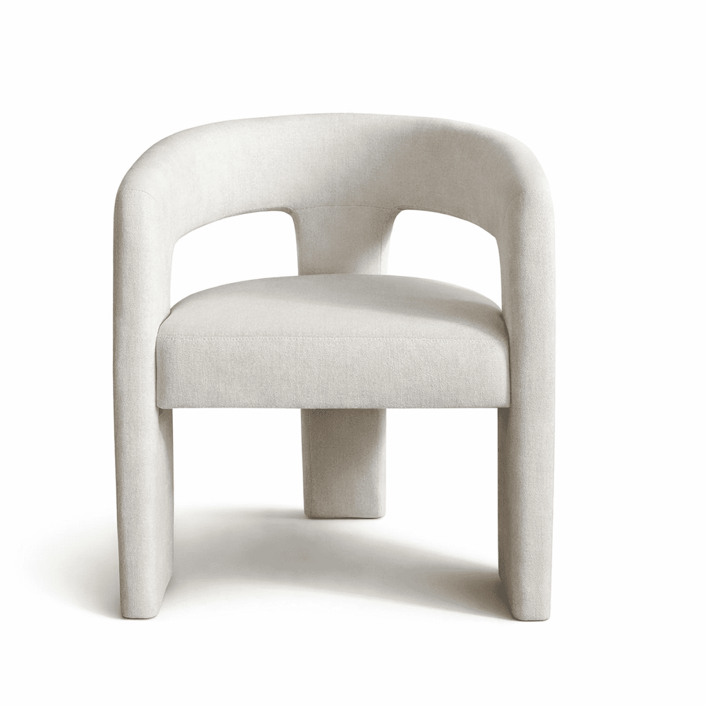 Click here for Kossmai Modern Barrel Accent Dining Chair - Uphols... prices