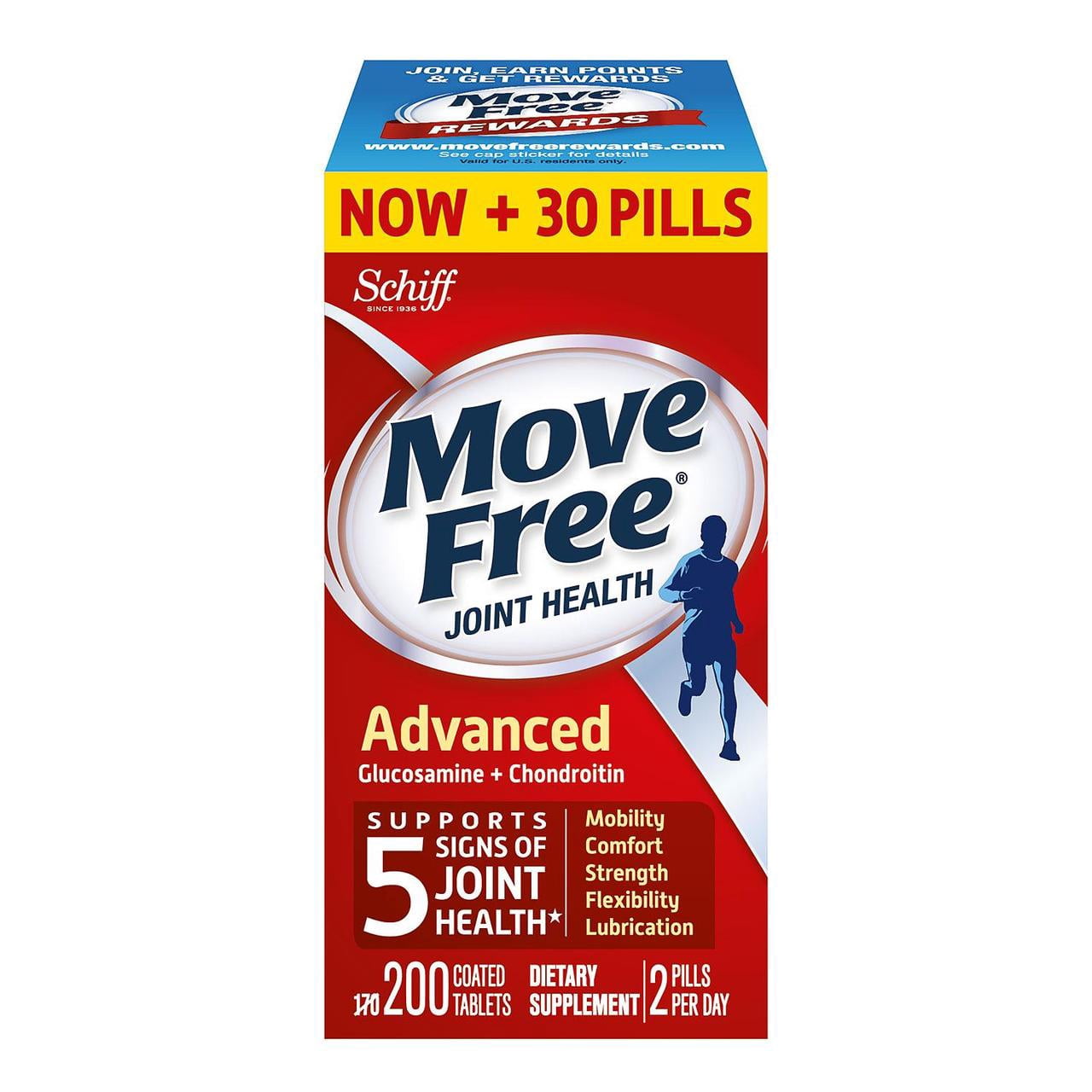 Buy Move Free Advanced, Joint Health 200 ct. Online at Lowest Price in ...