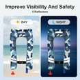 WARMOUNTS Automatic Inflatable Life Jacket with 5 Reflectors & Whistle ...
