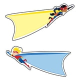 CD-110317 - Super Power Super Helpers Mini Bulletin Board Set by Carson ...
