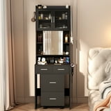 Ktaxon Makeup Vanity Table for Small Spaces, Vanity Table Set with ...