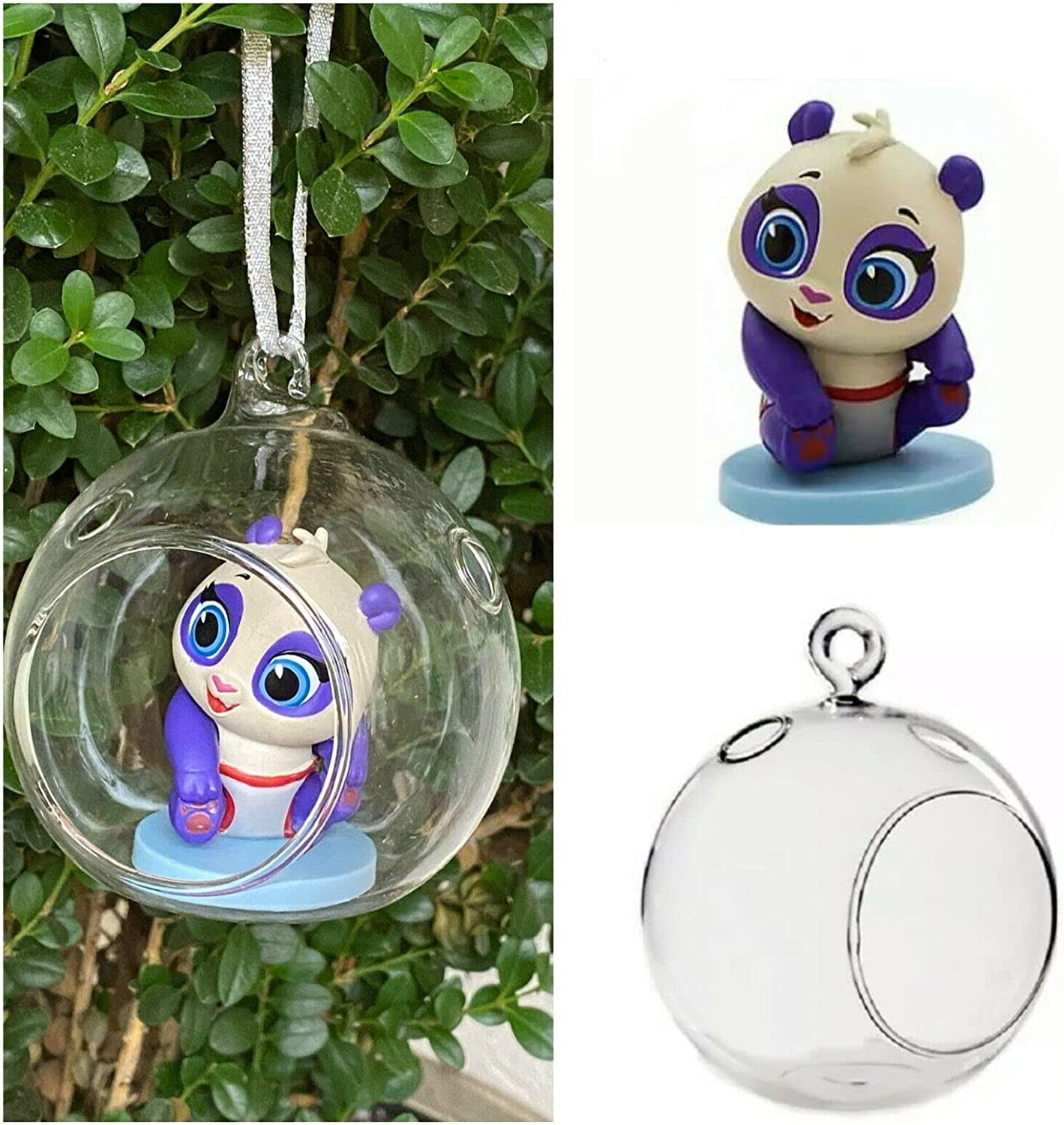 Precious in Globe Ornament 2pcs 4" Tots Tiny Transport Service Figure ...
