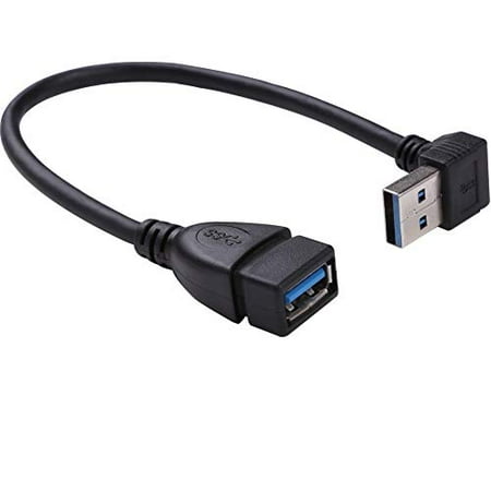 SMAYS Up Angle USB 3.0 Extension Cord - Male to Female Extended Cable ...