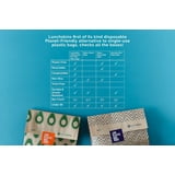 LunchSkins, Compostable Sandwich Bags, 50 ct, Avocado Design - Walmart.com