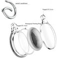 4 Pack Airtag Holder IPX8 Waterproof for Apple Air Tags with Keychain ...