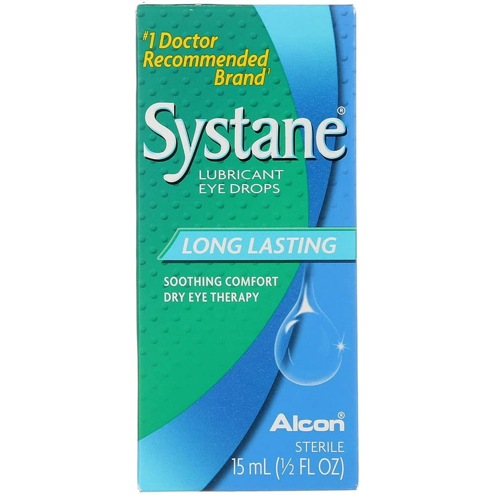 Systane Lubricant Eye Drops, 15mL Bottle (Pack of 2) - Walmart.com ...
