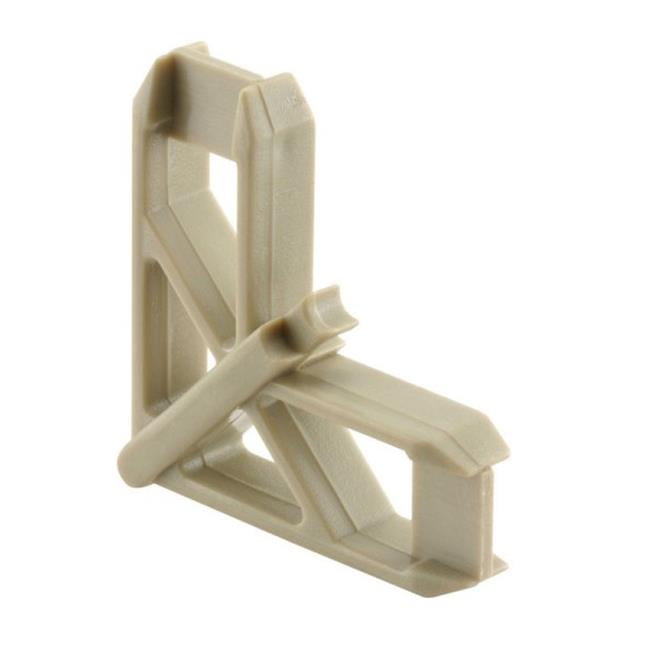 Prime-Line Plastic Screen Frame Corner 1 in. L x 7/16 in. W Tan For ...
