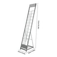 10Tier Floor Standing Literature Rack Brochure Magazine Display Holder ...