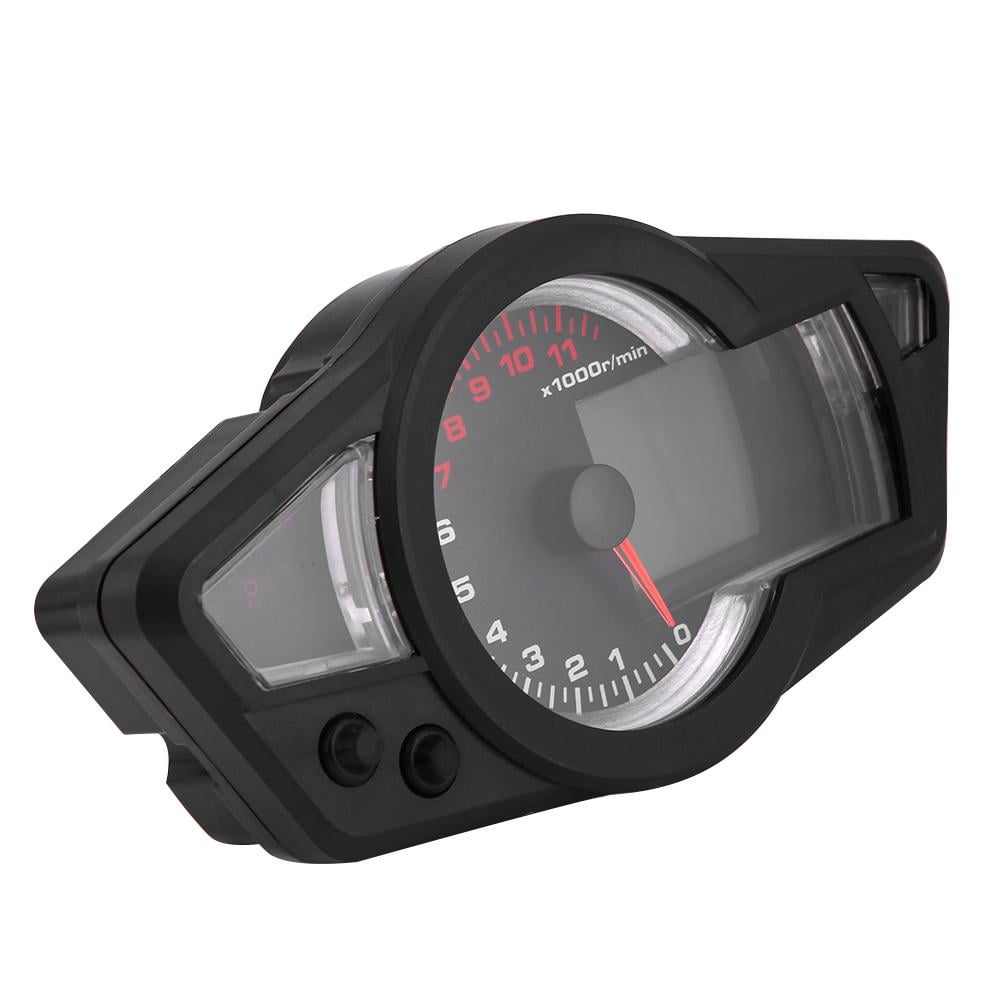 Greensen Universal Motorcycle Digital LCD Odometer Speedometer ...
