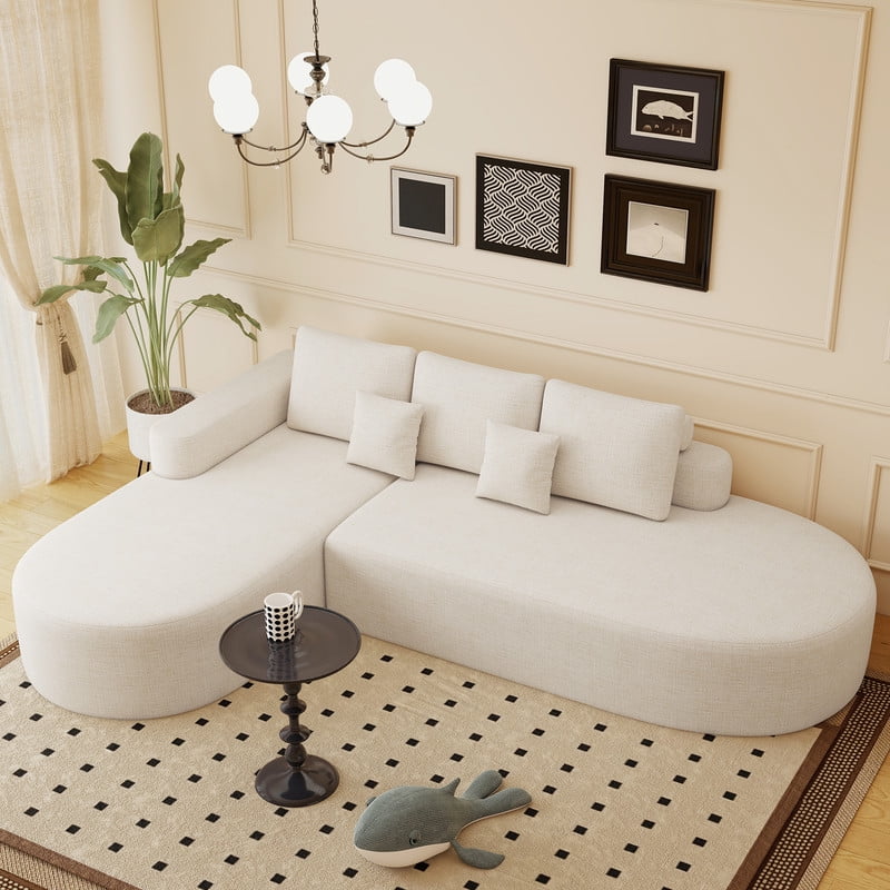 Click here for Hawsaiy 112 Modular Curved Sofa  Oversized Cloud C... prices