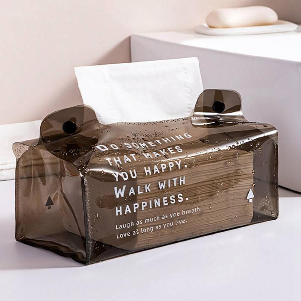 Living Room Pumping Box PVC Tissue Box Multifunctional Toilet Tissue ...