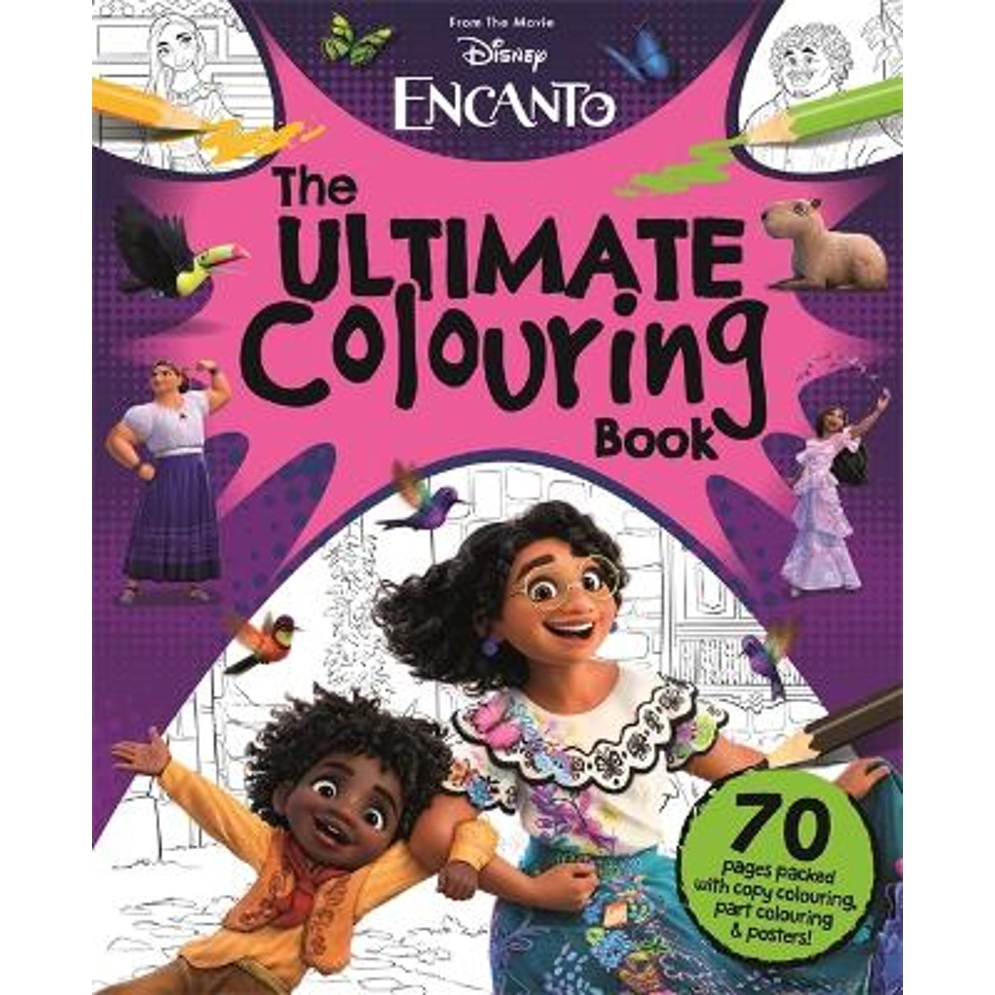 Pre-Owned Disney Encanto: The Ultimate Colouring Book - Walmart.com