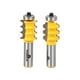 Triple Bead & Triple Flute 2 Bit Medium Molding Router Bits Set ...