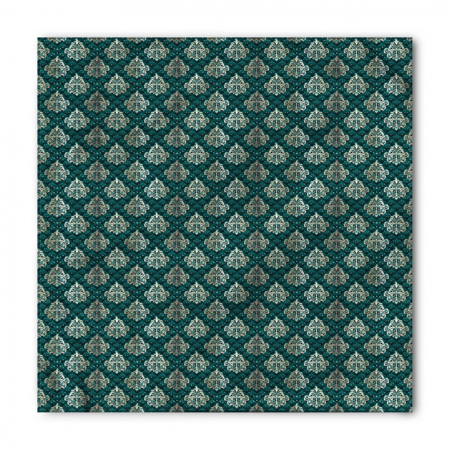 Damask Bandana, French Rococo Motifs, Unisex Head and Neck Tie, by ...