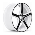 17 inch White Black Alloy Wheel Rim 5x114.3 for Mazda RX-7 HX5P ...