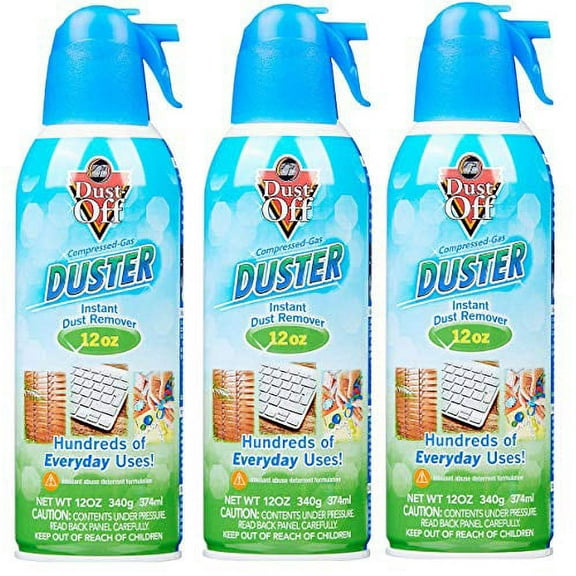 Dust-Off 10 Oz. 2 Pack Compressed Gas Duster for Electronics, PC ...