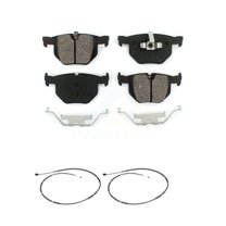 SIM Rear Semi-Metallic Disc Brake Pads and Wear Sensors Kit for Car ...