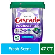 Cascade Total Clean ActionPac Dishwasher Detergent Pacs Lemon Scent ...