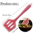 Silicone Turner Spatula,Slotted & Heat Resistant Up to 450掳F,For ...