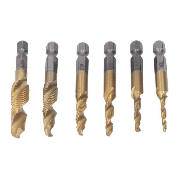 Threaded Drill Taps, M3 M4 M5 M6 M8 M10 Fine Workmanship Thread Tapping ...