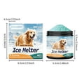 2 Packs Pet Safe Ice Melt, Non-Corrosive Ice Melter for Driveways ...