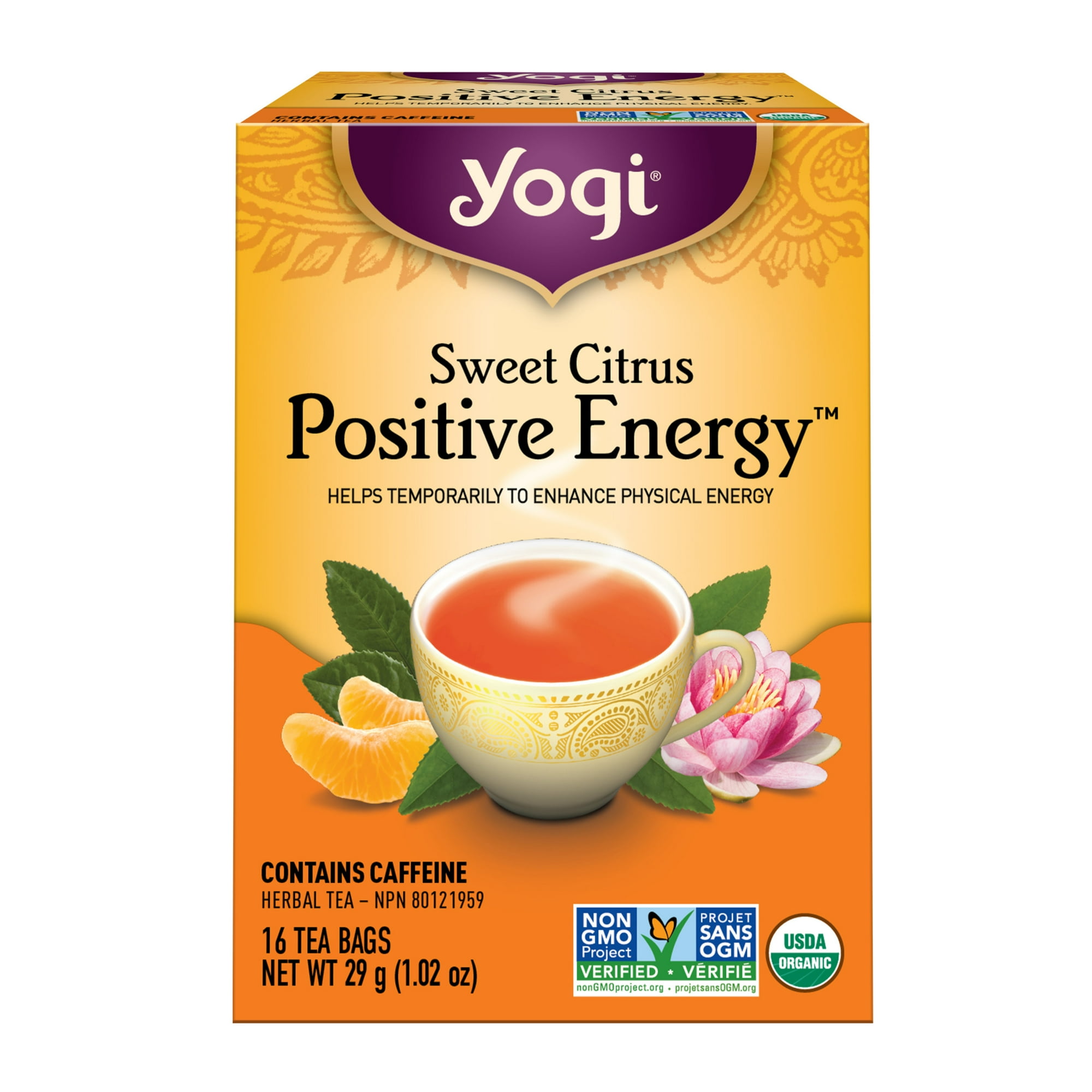 Click here for Yogi Tea Yogi Sweet Citrus Positive Energy  Contai... prices