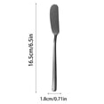 Baking Scraper Butter Knife Spreader, One-Piece Dessert Cream Spatula ...
