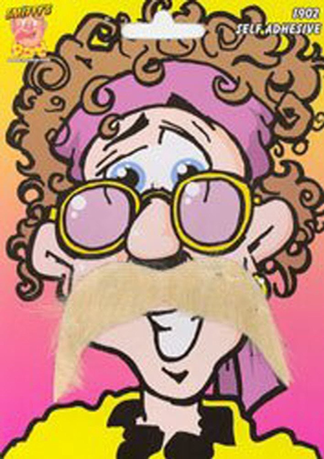 Blonde Costume Mustache - Walmart.com