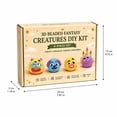 3D Beaded Animal Kit Novelty Face Series Colorful Ball-Shaped Character ...
