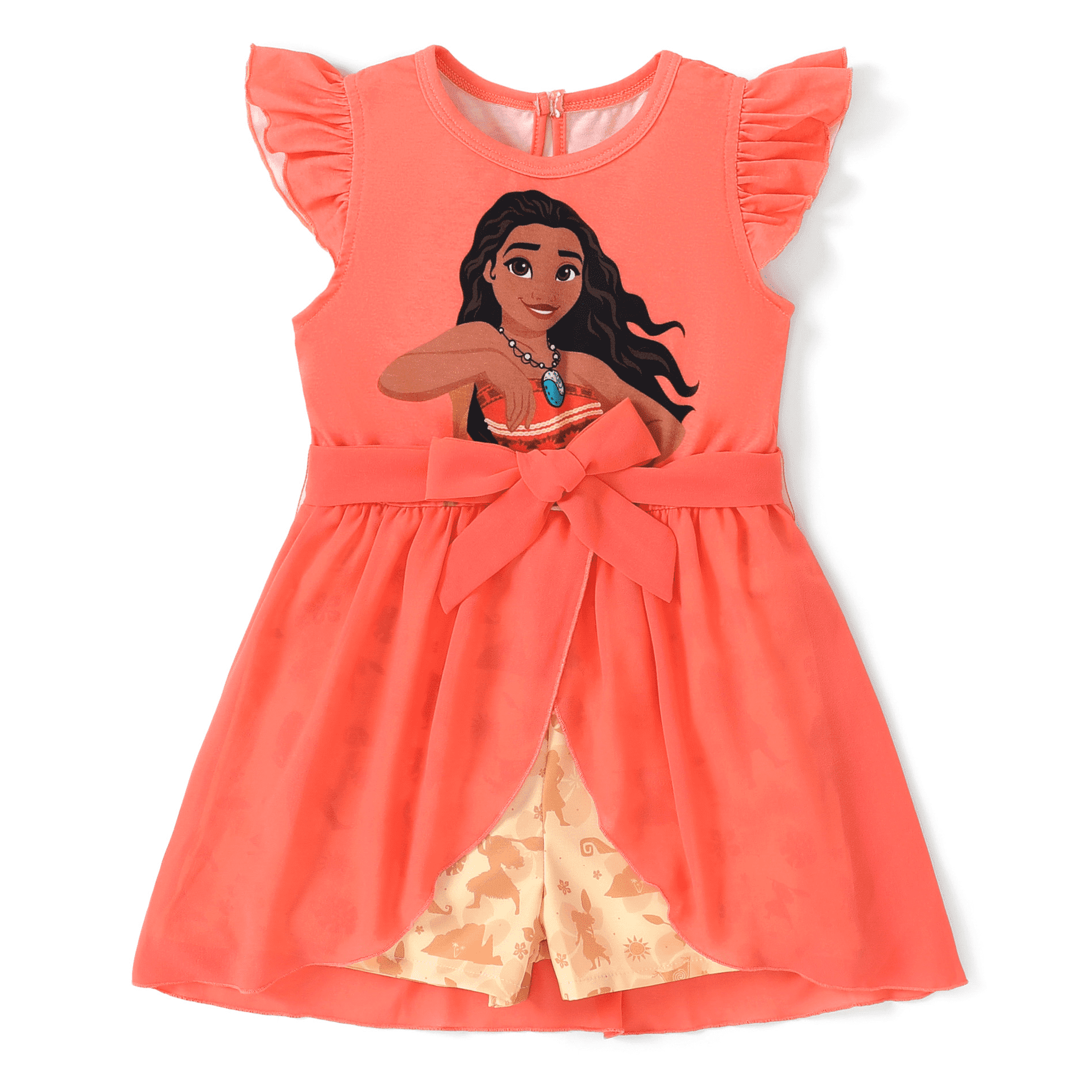 Click here for Patpat Disney Moana Princess Toddler Girl Jumpsuit... prices