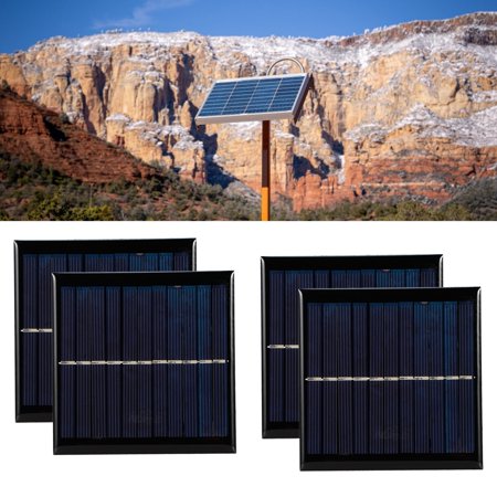 Sonew Mini Solar Panels,4pcs 1W 5.5V Micro Solar Panels High Conversion ...